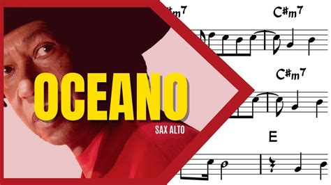 OCEANO DJAVAN Sax Alto Partitura E Playback MPB YouTube