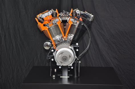 Harley Davidson Twin Cam Screamin Eagle 110 Engine Cutaway Creations