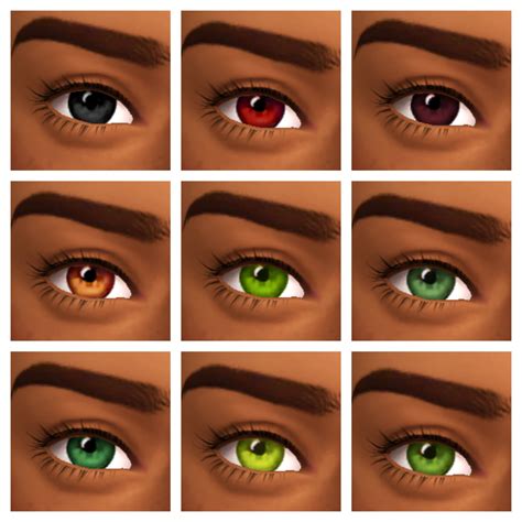 SimsandWhims Bright A Sims 4 Maxis Match Friendly Default Eye