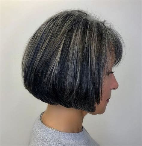Gorgeous Hairstyles For Gray Hair To Try In Bobs Haircuts
