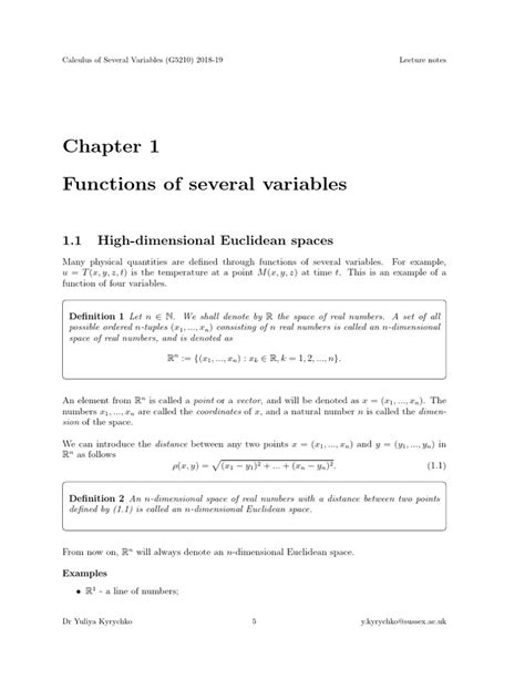 chap1 1 pdf function mathematics variable mathematics