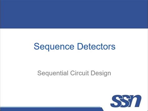 Sequence Detectors YouTube