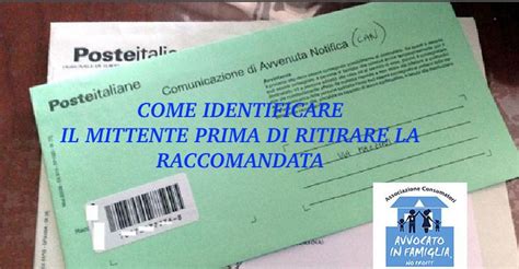 Raccomandata Come Conoscere Mittente Senza Andare In Posta Trucco Capo