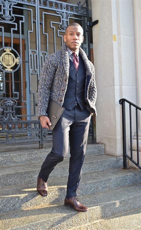 How To Wear A Cardigan Sweater 19 Example Outfits Mens Outfits