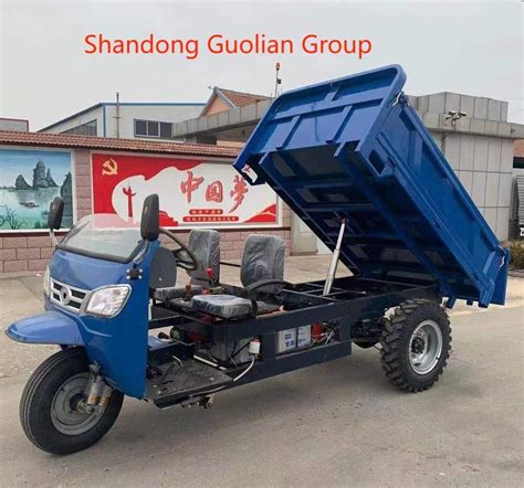 Luxury Dump Truck Tricycle Gudao Andes High Quality Agricultural Dump
