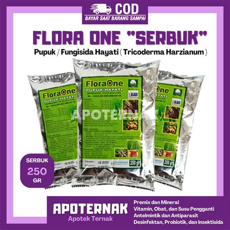 Jual Pupuk Flora One Gr Pupuk Hayati Tricoderma Atasi Busuk Akar