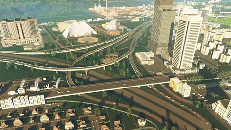 Cities Skylines Remastered Main System Interchange Youtube