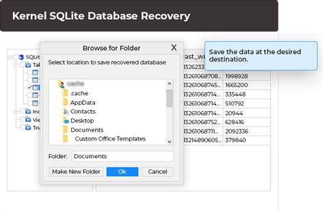 SQLite Database Recovery Tool To Recover SQLite File Components