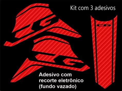 Adesivo Cg Fan Tanque Lateral Gravata M Preta Fc Mebuscar