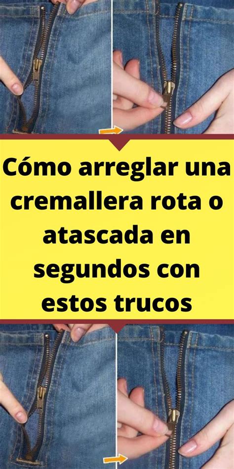 Cómo arreglar una cremallera rota o atascada en segundos con estos