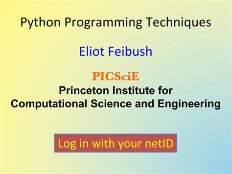 pdf python programming techniques eliot feibush dokumen tips