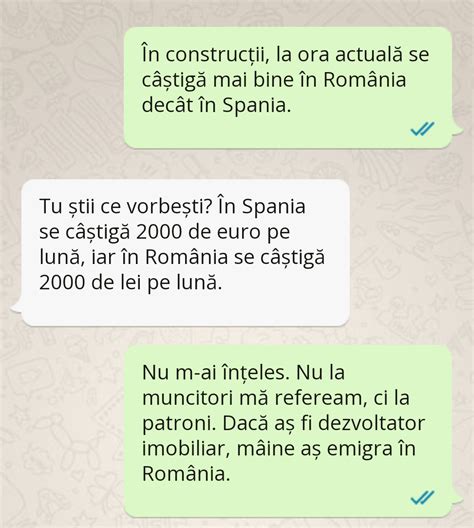 Se câștigă mai bine în România decât în Spania Comentacii