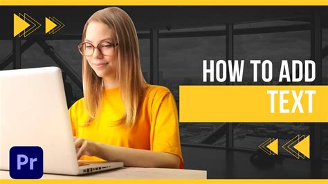 How To Add Text Tutorial Premiere Pro Cc Youtube
