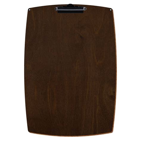 Paket Bütic Holz Klemmbrett konvex Kastanie für A3 A4 A5 A6 mit