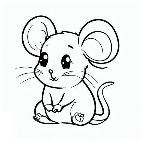 Coloriage Souris à imprimer sur ColoriageEnfant