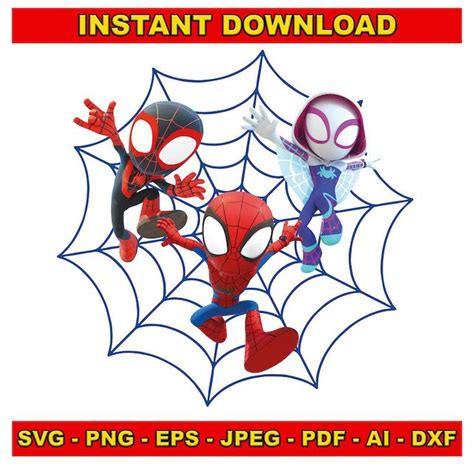Spidey His Amazing Friends Svg Spiderman Svg Spidey And His Amazing