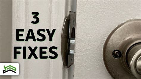 How To Fix A Door That Won T Latch Youtube