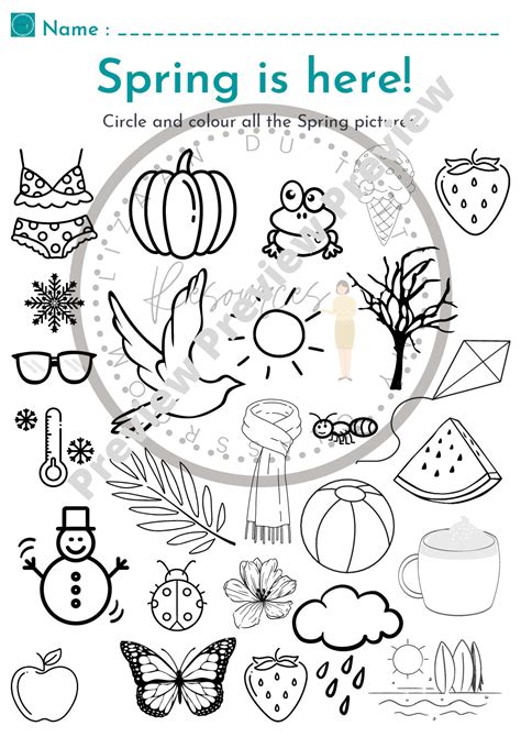 Spring Printables Templates Worksheets World Of Printables