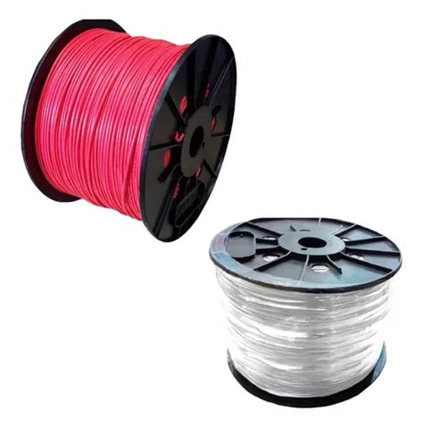 Cable Unipolar Mm Fonseca X M Pack Colores Rojo Blanco