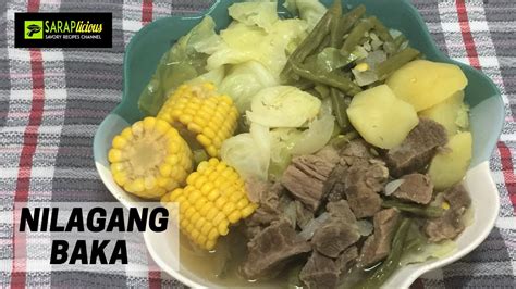 Nilagang Baka Recipe Beef Nilaga YouTube
