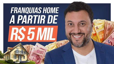 TOP 5 Franquias Baratas Para TRABALHAR Em CASA E LUCRAR Franquia