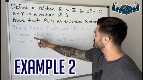 proving a relation is an equivalence relation example 2 youtube