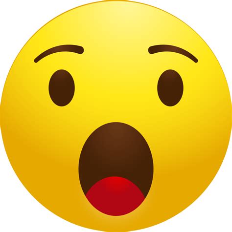 Wow And Shocked Emoji Png