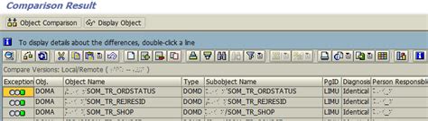ABAP Repository Comparison To Compare Dictionary Objects Between SAP