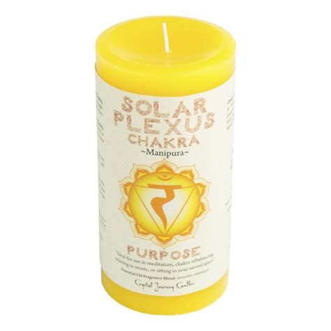 Chakra Pillar Candle Solar Plexus Manipura Mystery Arts Online Store