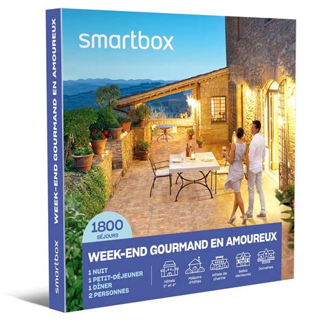 Week End Gourmand En Amoureux Smartbox Coffret Cadeau S Jour