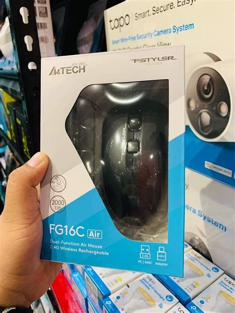 A4Tech FG16C Air Fstyler Dual Function Air Mouse 2 4G Wireless