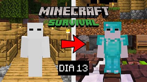 Sobreviviendo En Una Isla Gigante En Minecraft Día 13 YouTube