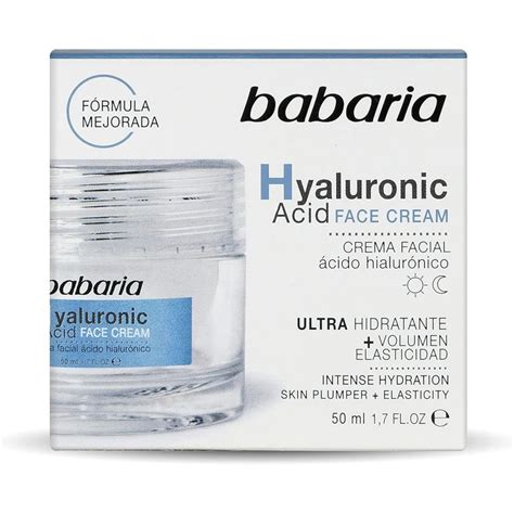 Crema facial ultra hidratante con ácido hialurónico 50ml Babaria