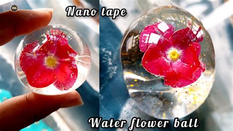 DIY Water Flower Balloon With Nano Tape Nano Tape Craft Ideas