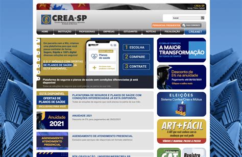 Crea Sp Lan A Oficialmente Seu Novo Site Blog Da Engenharia