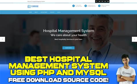 hospital management system in php with source code