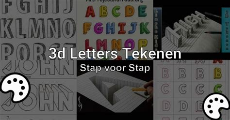 D Letters Tekenen Stap Voor Stap Tekenen Nu