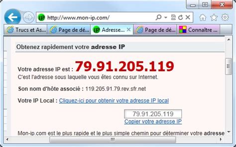 Quelle est l adresse IP de mon ordinateur Médiaforma