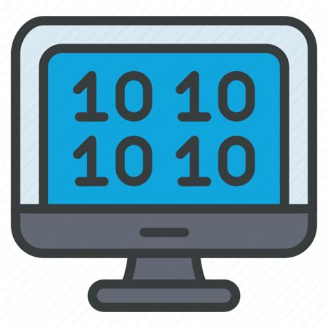 binary code data program file computer icon download on iconfinder