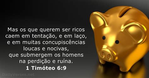 26 de outubro de 2022 Versículo da Bíblia do dia 1 Timóteo 6 9