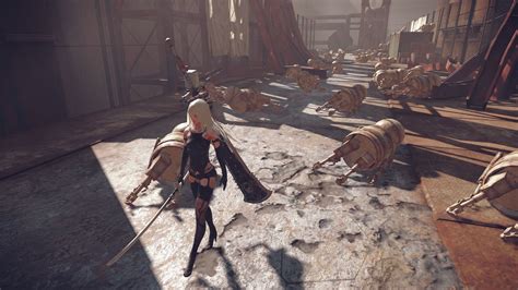 New NieR Automata Screenshots Introduce 9S And A2 RPG Site