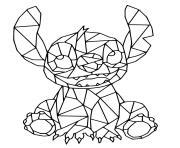 Coloriage Stitch Mandala Antistress JeColorie