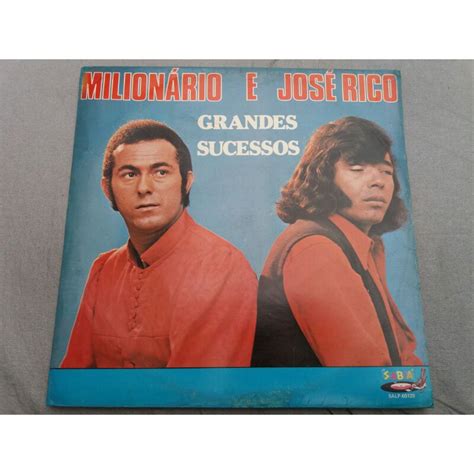 Lp Disco Vinil Milion Rio E Jos Rico Grandes Sucessos Shopee Brasil
