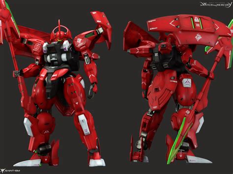 Hg Darilbalde Build Retrospective Saint Ism Gaming Gunpla Digital Art