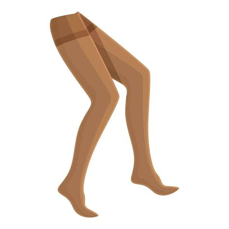 Hembra Pantys Icono Dibujos Animados Vector Modelo Sexy