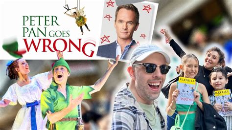 Peter Pan Goes Wrong Neil Patrick Harris YouTube