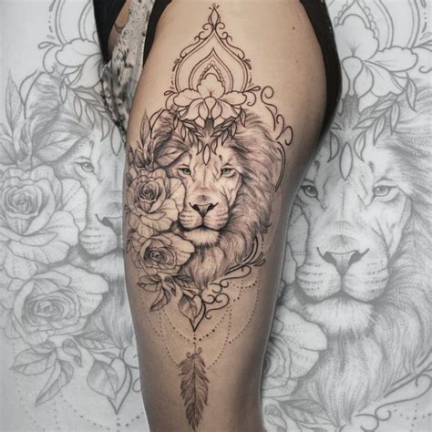 Tatuagem de leão para mulheres veja versões arrasadoras Eu Total