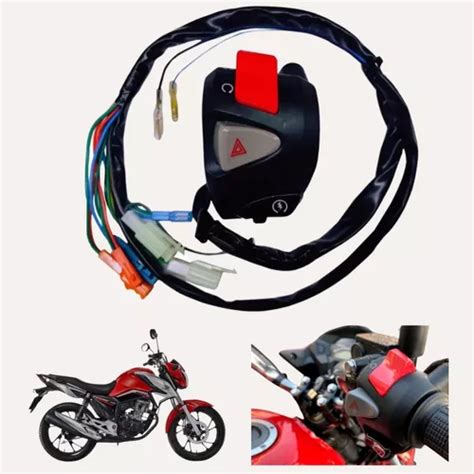 Punho Partida Titan 160 Fan 150 Modelo Cb 500 Pisca Alerta MercadoLivre