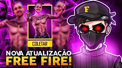 FREE FIRE TESTANDO A NOVA ATUALIZAÇÃO FPS VOLTOU RAKZINHA OS