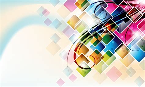 Multicolored Color Euclidean Abstract Art Colorful Geometric Color